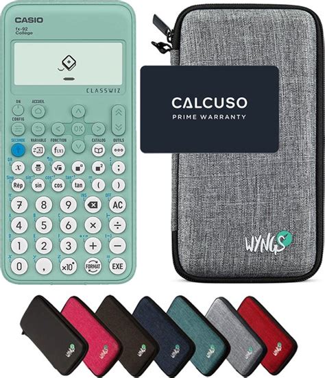 Calcuso Basispakket Lichtgrijs Van Rekenmachine Casio Fx 92 Collège