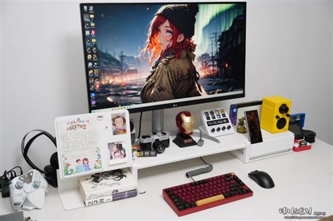 모니터 받침대 컴퓨터 책상 데스크테리어 스톤힐 세트 추천 네이버 블로그