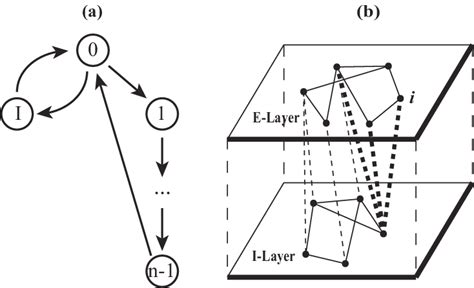 Illustrations Of The State Of Excitable Nodes And E I Layered Network