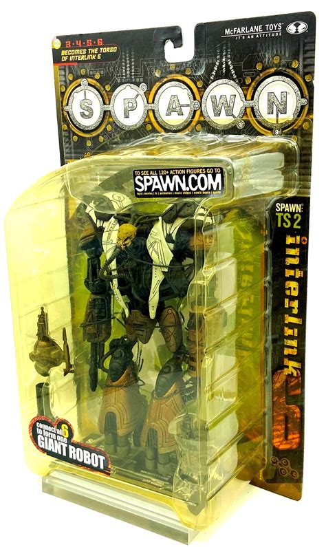 vintage 2001 mcfarlane toys spawn interlink 6 giant robot spawn ts2