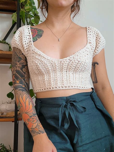 Chunky Cropped Crochet Sweater Pattern Video Tutorial Artofit