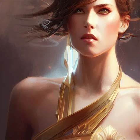 Portrait Of A Confident Goddess In Modern Era Upper Stable