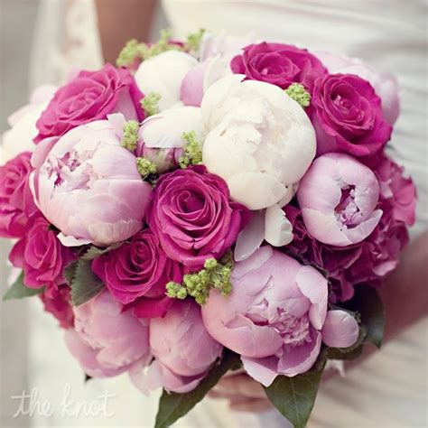 Pink Peony And Rose Bouquet Bridal Bouquet Pink Bridal Bouquet