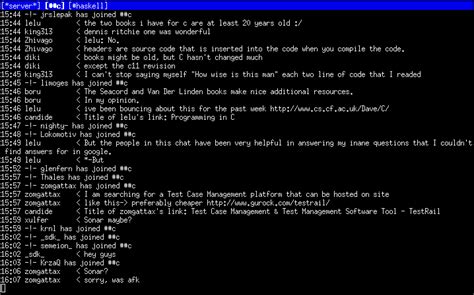 Ircc A Minimal Curses Irc Client
