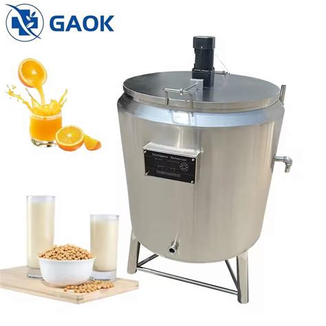 Compressor Cooling Milk Pasteurizer Tank For Milk Pasteurizing Machine Low And High