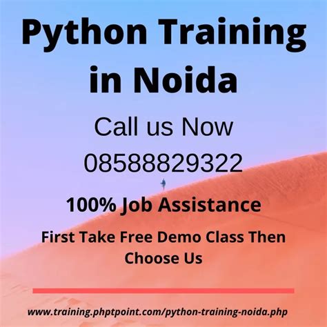 Ppt Python Training In Noida Call Now 08588829328 Powerpoint Presentation Id9015461