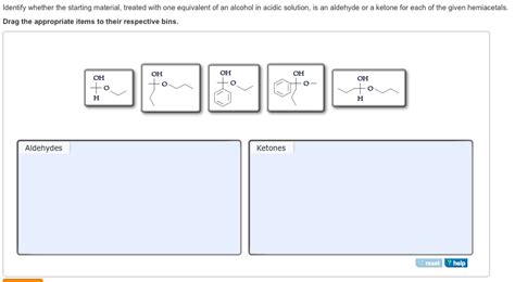 Solved Identify Whether The Starting Material Treated With