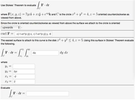 Solved A Parametrization For The Boundary Curve C Seen Below