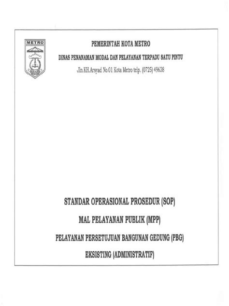 5166 Persetujuan Bangunan Gedung Pbg Eksisting Administratif Pdf