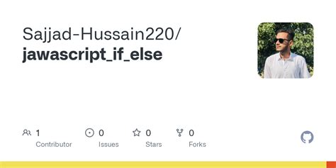 Github Sajjad Hussain Jawascript If Else