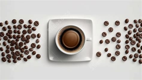 Coffee Cartoon Border Illustration Powerpoint Background For Free