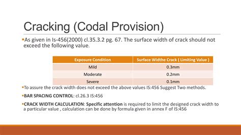 Deflection And Cracking Of Rc Structurelimit State Method Pptx