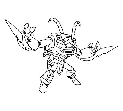 Giants Swarm Skylander Värityskuva Lataa Tulosta Tai Väritä Verkossa Ilmaiseksi