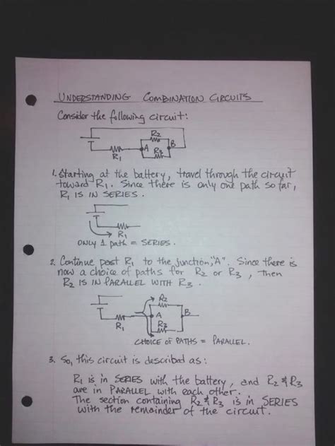 Combination Circuits Worksheet With Answers Elegant The Physics