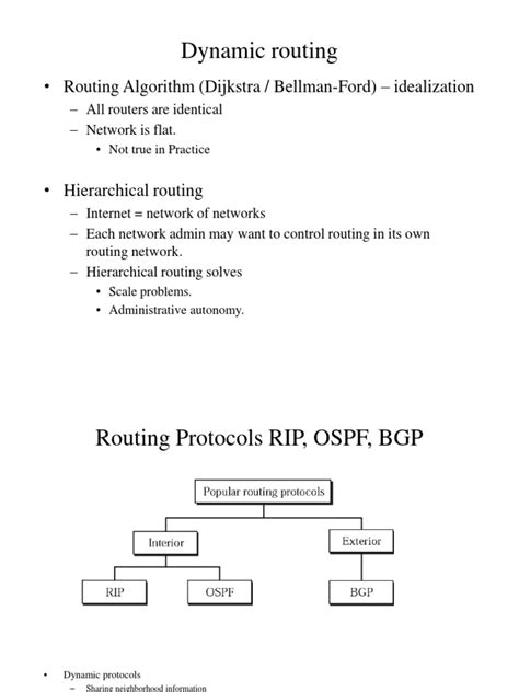 Routing Protocols Rip Ospf Bgp Pdf Routing Network Layer Protocols