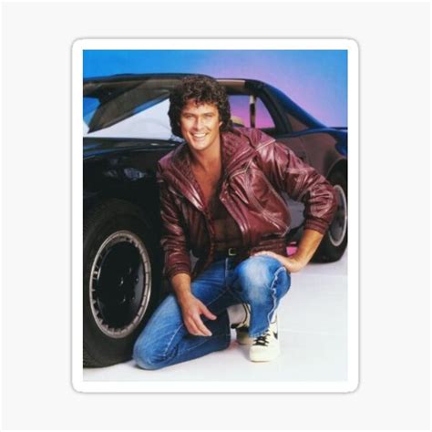 David Hasselhoff Sticker For Sale By Hindhayat Redbubble