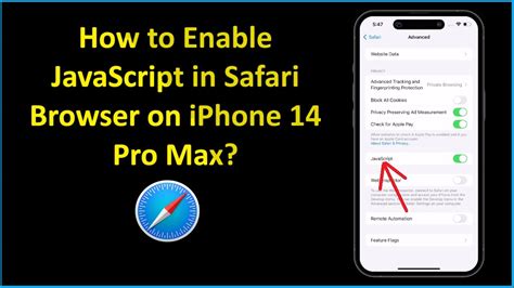 How To Enable Javascript In Safari Browser On Iphone 14 Pro Max Youtube