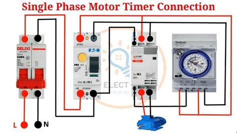Guide To Wiring A Single Phase Contactor With Timer