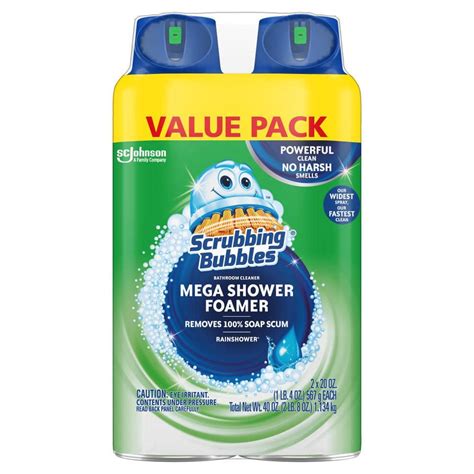 Scrubbing Bubbles 20 Oz Mega Shower Foamer Aerosol Bathroom Cleaner 2
