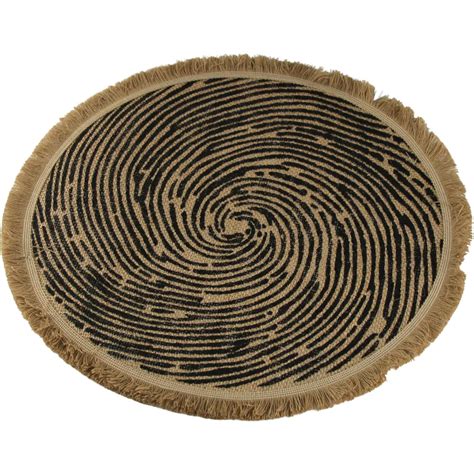 Am Design Platzset Tischset Mit Fransen Set 6 St Aus Jute Ø 38