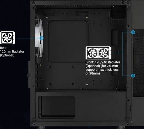 AeroCool Atomic Lite V2, Lüfter LED RGB, Glasfenster (ACCS-PV33123.11 ...