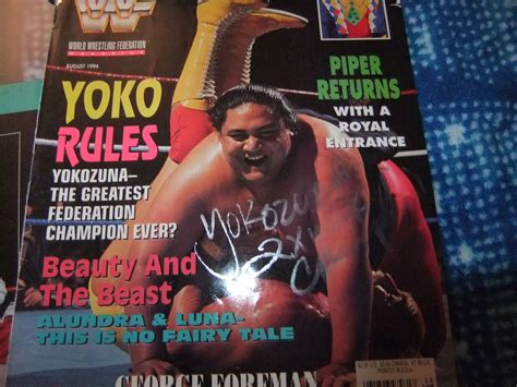 Yokozuna My Wrestling Autograph Collection