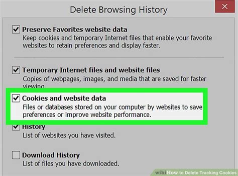 8 Ways To Delete Tracking Cookies WikiHow