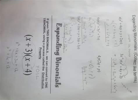 Exploring Binomials Studocu