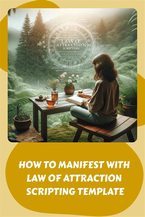 How To Manifest With Law Of Attraction Scripting Template