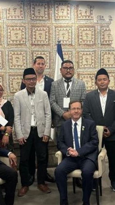 Mantan Pengurus NU Bertemu Presiden Israel