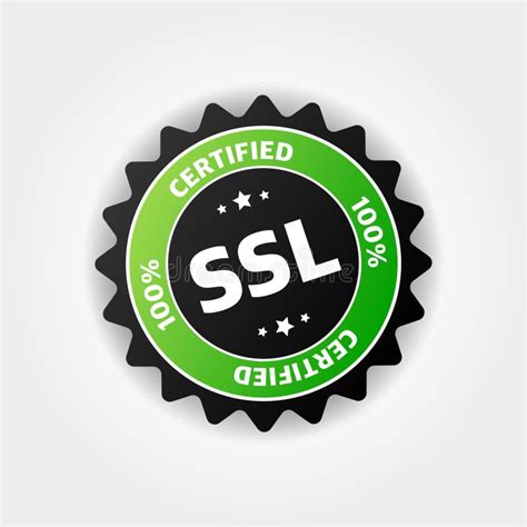 Secure Connection Icon Vector Illustration Isolated On White Background