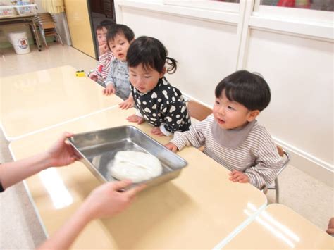 おかきを食べたよ 食育活動 聖徳幼稚園