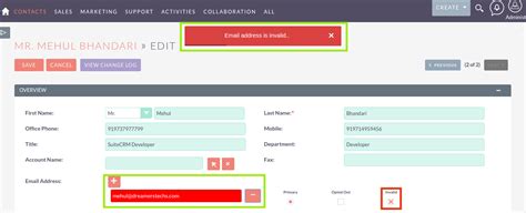 Email Verification Integration With SuiteCRM SuiteCRM Module