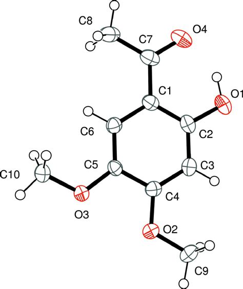 The Molecular Structure Of I Showing The Atomic Numbering Scheme Download Scientific