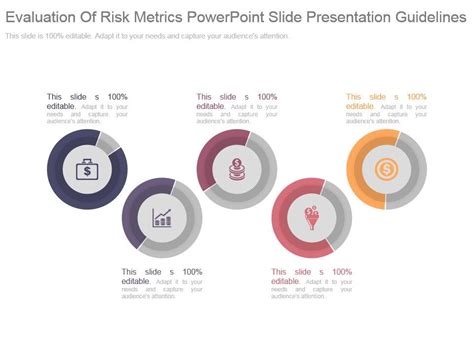Evaluation Of Risk Metrics Powerpoint Slide Presentation Guidelines