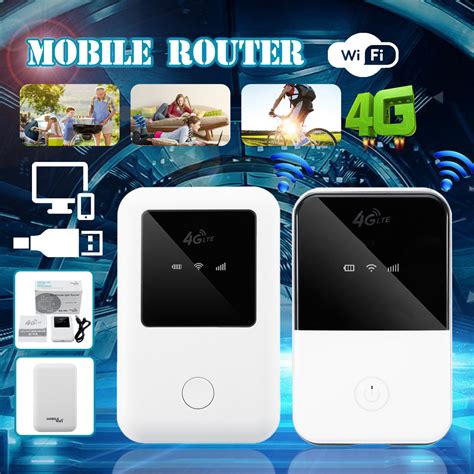 Qualcomm Wifi Router Trådlös Portabel Pocket Hotspot Mini Unlock Mifi