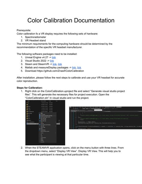 Pdf Calibration Of Head Mounted Displays For Vision Research With