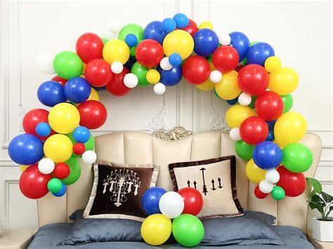 Carnival Circus Balloons Arch 127pcs Arch Garland Dark Blue Etsy