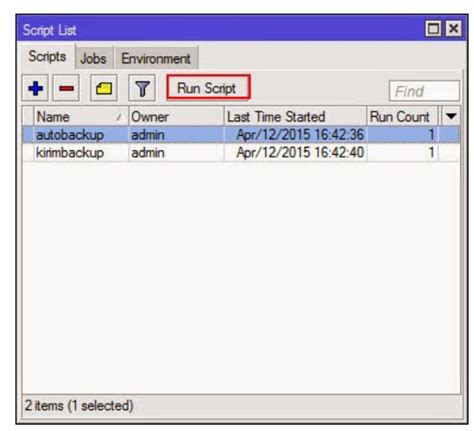 Cara Kirim Backup Mikrotik Otomatis Via Email