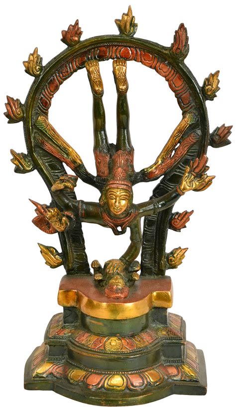12 Lord Shiva S Tandava Nataraja In Brass Handmade Made In India