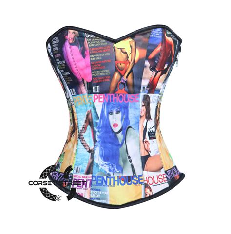 Gothic Sexy Printed Corset Overbust Costume Waist Rebelsmarket