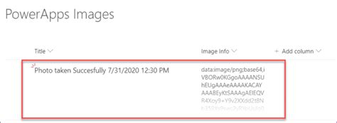 powerapps camera control save captured image in sharepoint