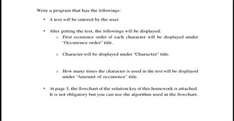 Solved Write A Program That Has The Followings • A Text