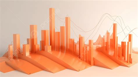 3d Animation Of An Orange And Blue City Made Of Paper Background 3d