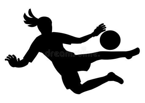 Silhouette Goalkeeper Girl Stock Illustrations 270 Silhouette