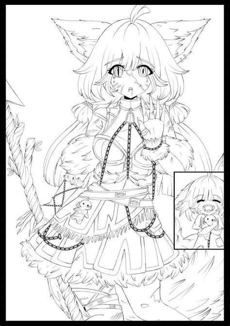 Big Sad Wolf Lineart By Mmanitobaa On Deviantart