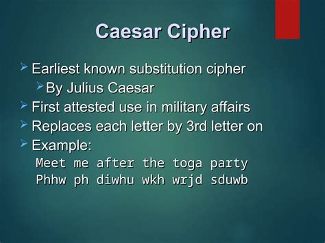 1 Classical Encryption Techniques Ppt
