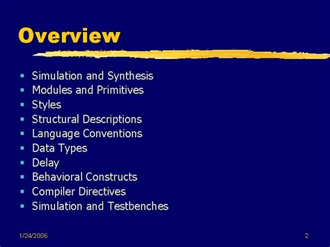 Verilog Hdl Introduction Ece 554 Digital Engineering Laboratory