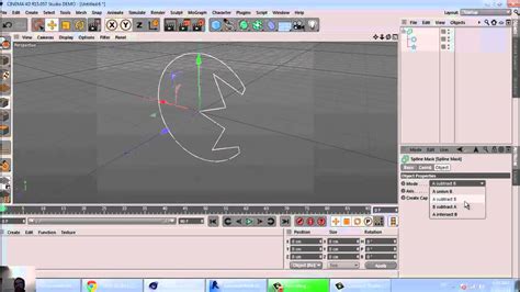 9 Cinema 4d Spline Mask Youtube