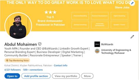 abdul mohaimen on linkedin mentoring youthempowerment personaldevelopment